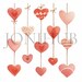 Hanging Hearts Clipart | 10 High Quality Jpg's | Digital Download ...