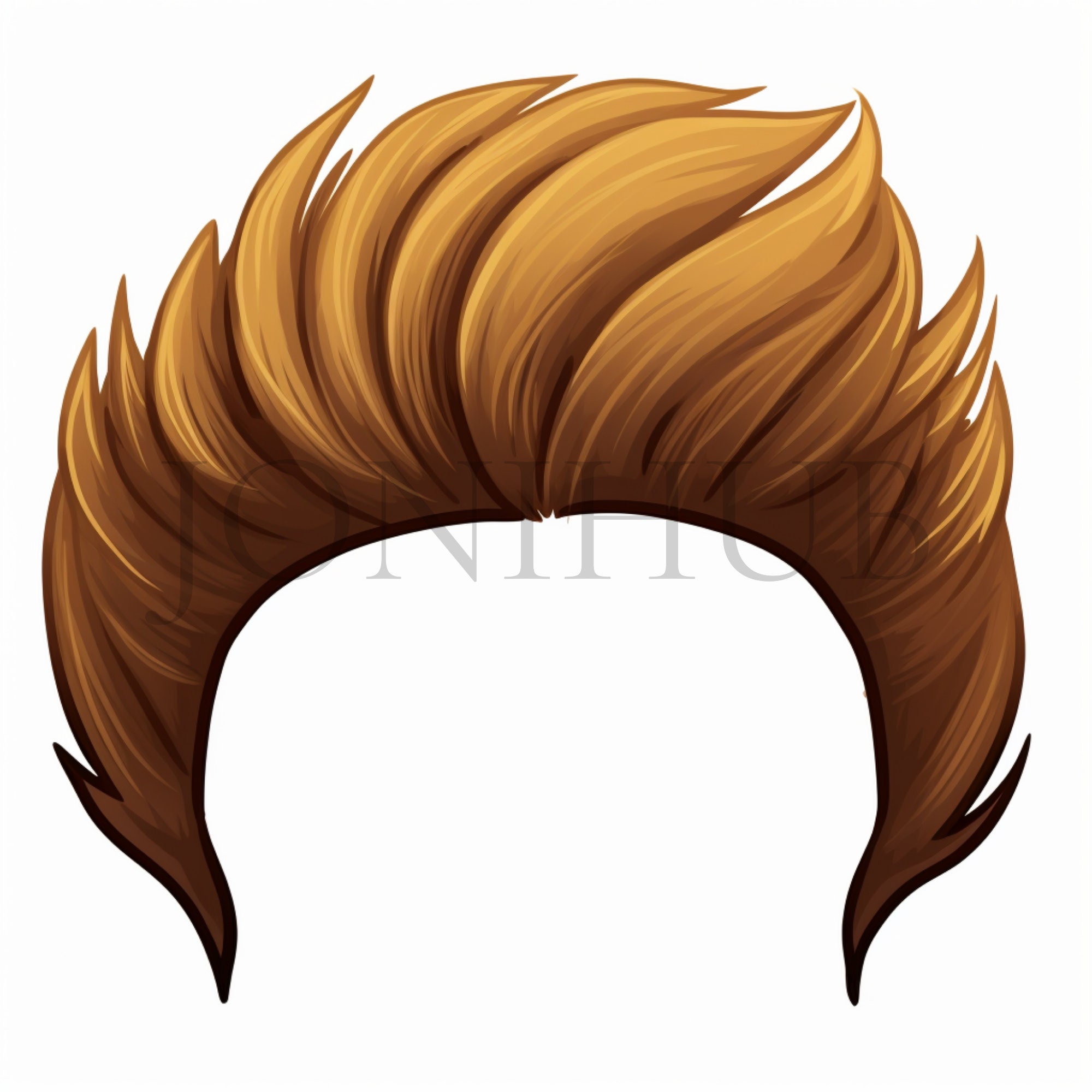 Hair Clipart 10 High Quality Jpg's Digital Download Fashion Hair ...