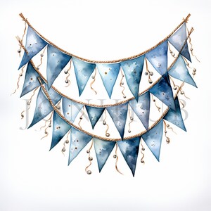 Party Bunting Clipart | 10 High Quality Jpgs | Digital Download ...