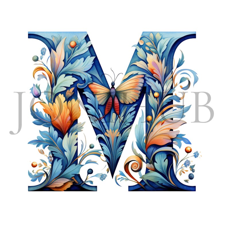 Letter M Clipart | 10 High Quality Jpg's | Digital Download | M ...