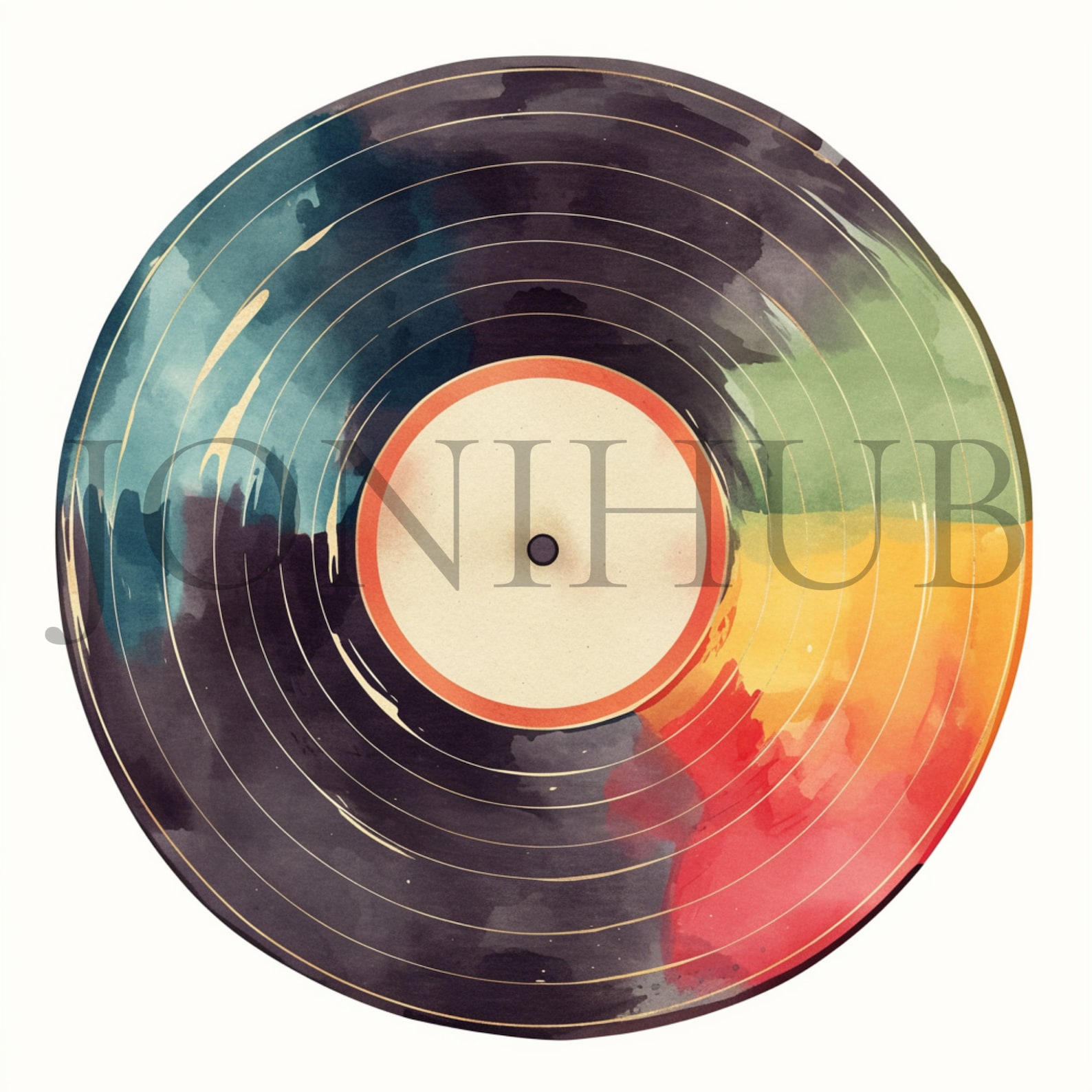 Vinyl Record Clipart | 10 High Quality Jpg's | Digital Download ...