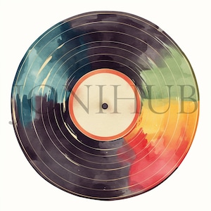 Vinyl Record Clipart | 10 High Quality Jpg's | Digital Download ...