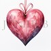 Hanging Hearts Clipart 10 High Quality Jpg's Digital Download Valentine ...