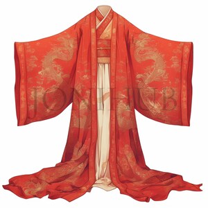 Chinese Dress Clipart | 10 High Quality Jpg's | Digital Download ...