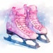Ice Skates Clipart 10 High Quality Jpg's Digital Download Printable Art ...