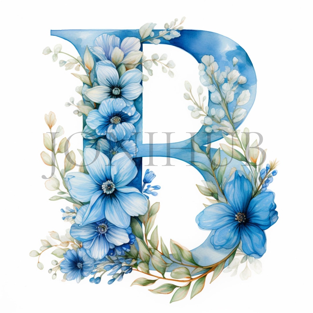 Letter B Clipart | 10 High Quality Jpgs | Digital Download | Decorative ...