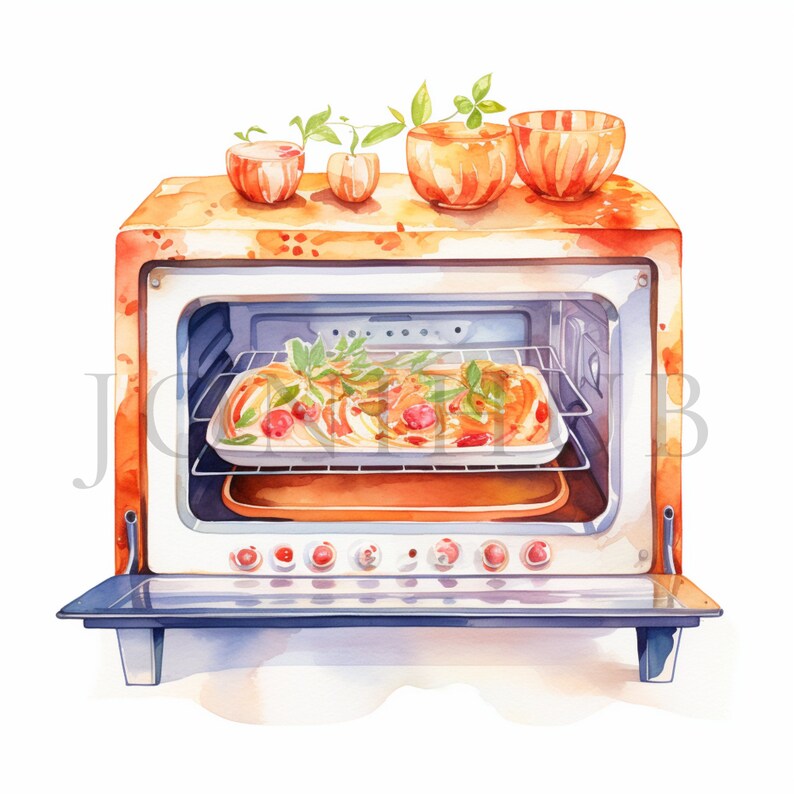 Oven Clipart | 10 High Quality Jpgs | Instant Digital Download | Oven ...
