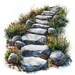 Rocky Path Clipart | 10 High Quality Jpgs | Digital Download | Nursery ...