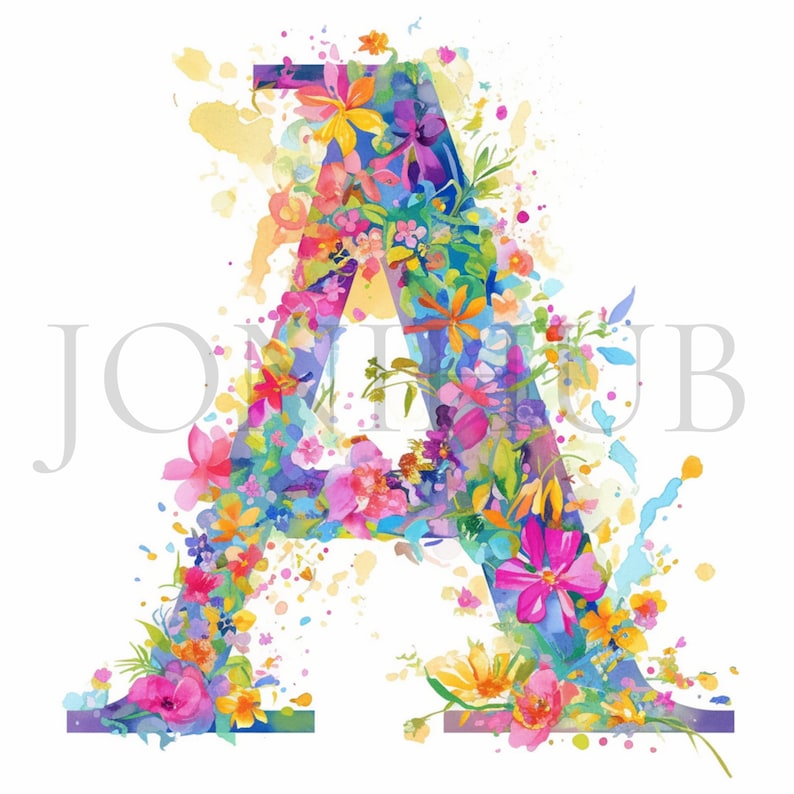 Letter A Clipart | 10 High Quality Jpg's | Digital Download | Alphabet ...