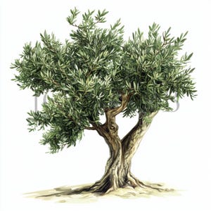 Olive Trees Clipart 10 High Quality Jpg's Digital Download Tree Clipart ...