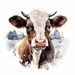 Cow and Snow Clipart | 10 High Quality Jpg's | Digital Download ...