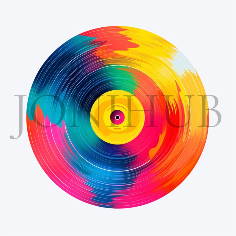 Vinyl Record Clipart | 10 High Quality Jpg's | Digital Download | Music ...