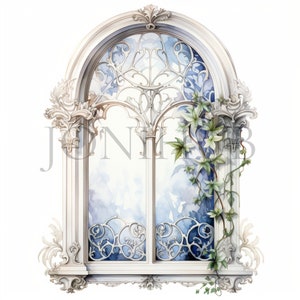 Victorian Windows Clipart | 10 High Quality Jpg's | Digital Download ...