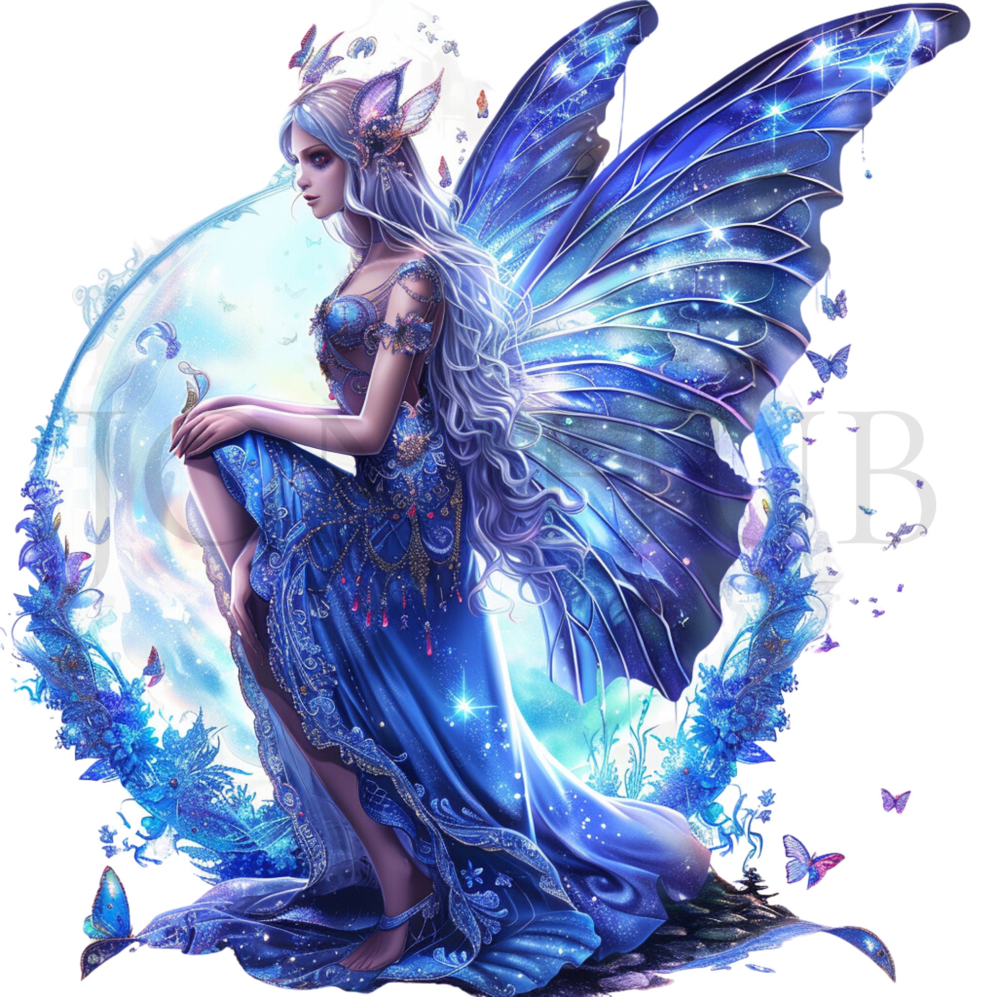 Celestial Fairy Clipart 10 High Quality Jpgs Digital Download Fairy Art ...