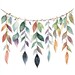 Boho Leaves Decor Clipart | 10 High Quality Jpgs | Instant Digital ...