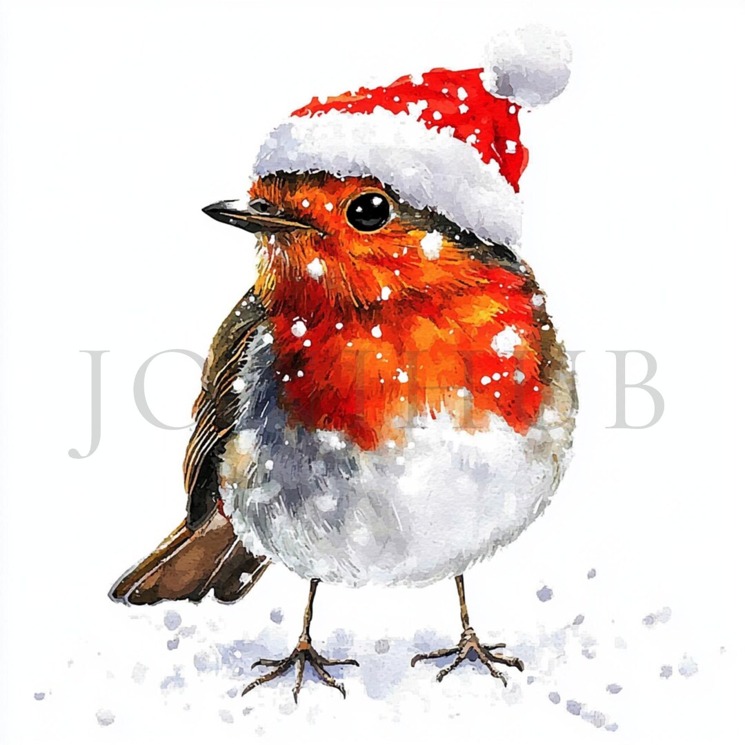 Various Christmas Birds Clipart | 10 High Quality Jpgs | Digital ...