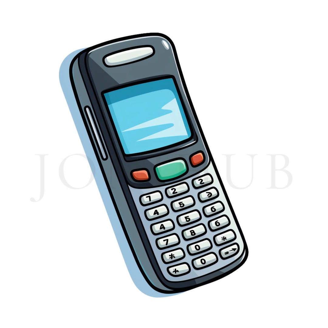 Cell Phone Clipart | 10 High Quality Png's | Digital Download | Cell ...