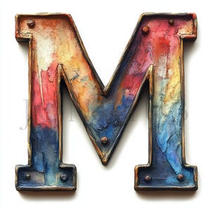 Letter M Clipart | 10 High Quality Jpgs | Digital Download ...