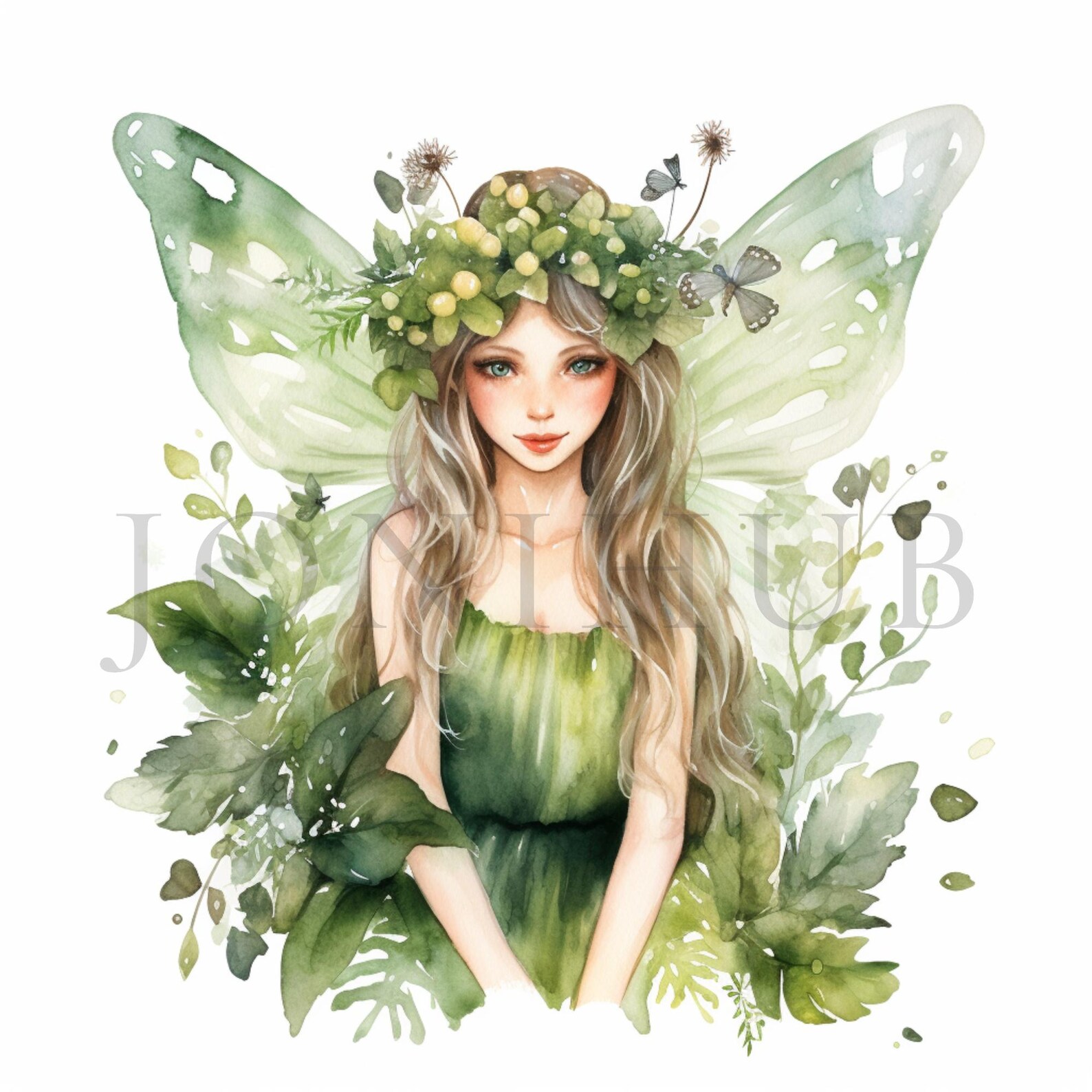 Forest Fairy Clipart | 10 High Quality Jpgs | Digital Download ...