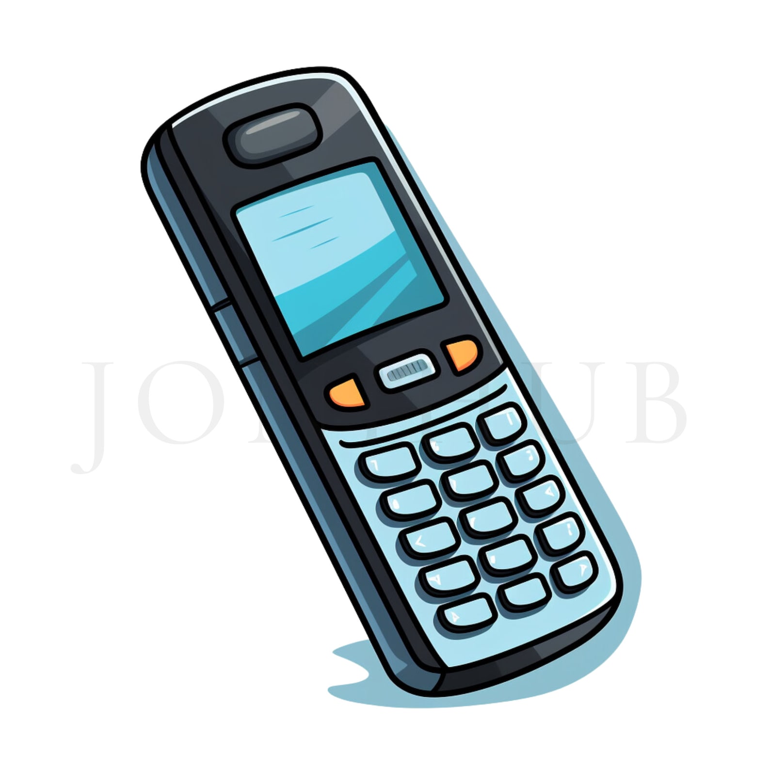 Cell Phone Clipart 10 High Quality Png's Digital Download Cell Phone ...