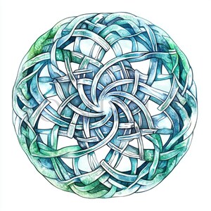 Celtic Mandala Clipart 10 High Quality Jpgs Digital Download Paper ...