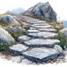 Rocky Path Clipart | 10 High Quality Jpgs | Digital Download | Nursery ...