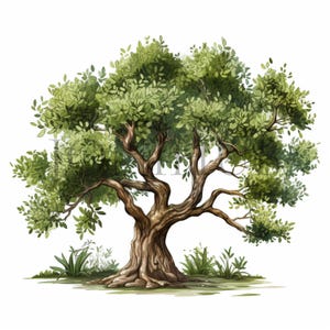 Olive Trees Clipart | 10 High Quality Jpg's | Digital Download | Nature ...