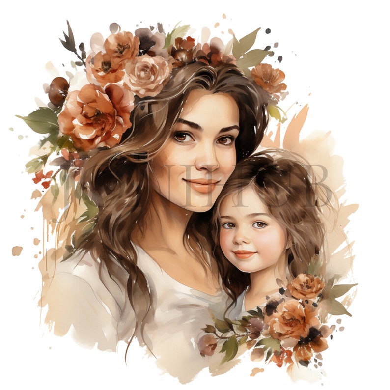 Mom Clipart | 10 High Quality Jpg's | Digital Download | Motherhood Art ...