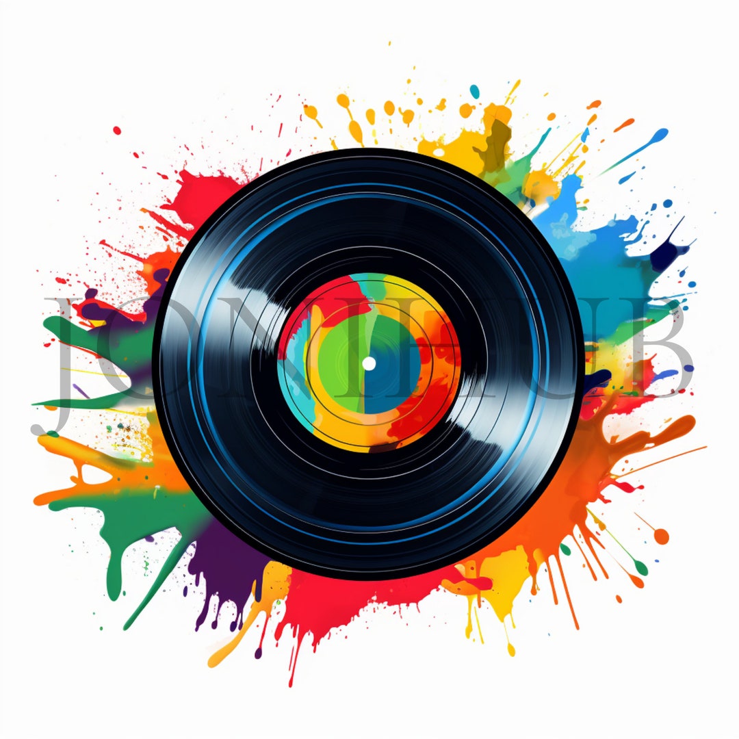 Vinyl Record Clipart | 10 High Quality Jpg's | Digital Download | Music ...