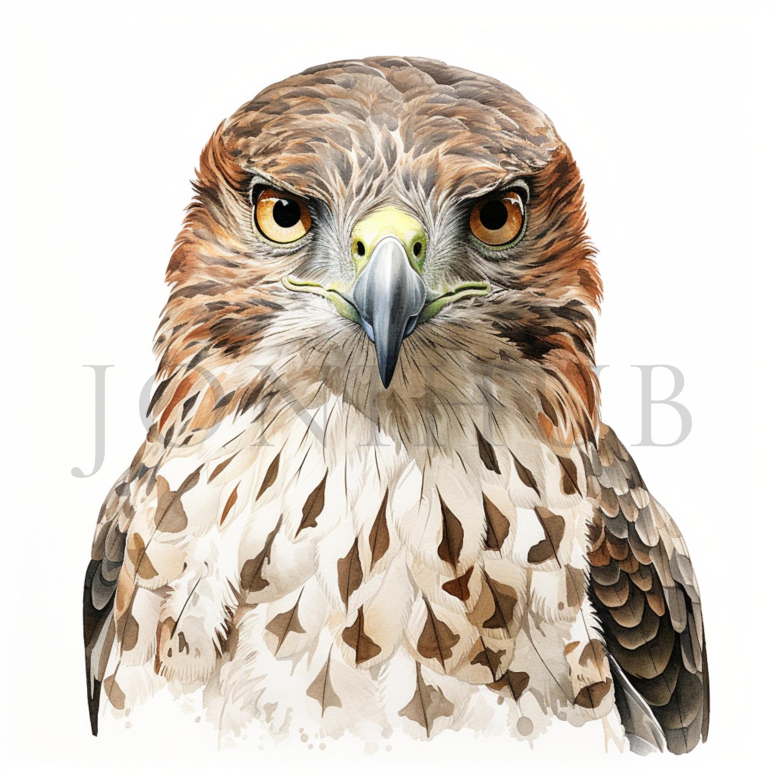 Cooper's Hawk Clipart | 10 High Quality Jpgs | Digital Download | Card ...