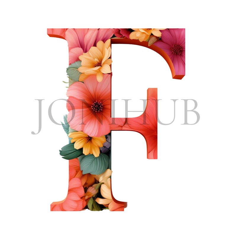 Letter F Clipart 10 High Quality Jpg's Digital Download Decorative ...