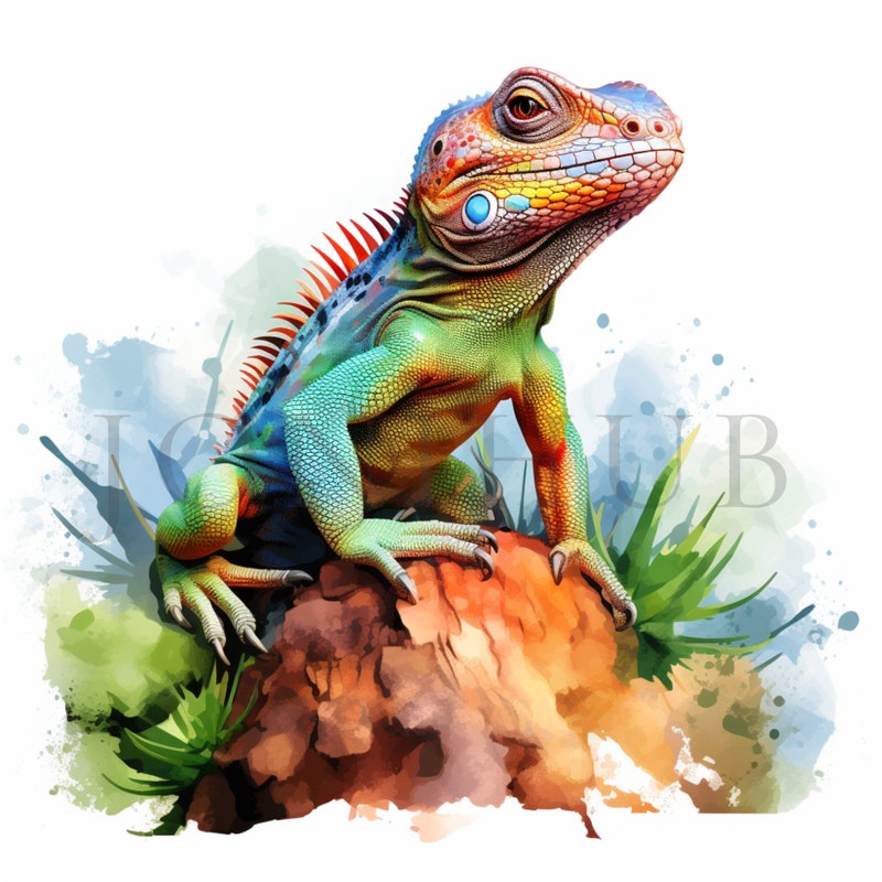 Lizard Vector - Etsy