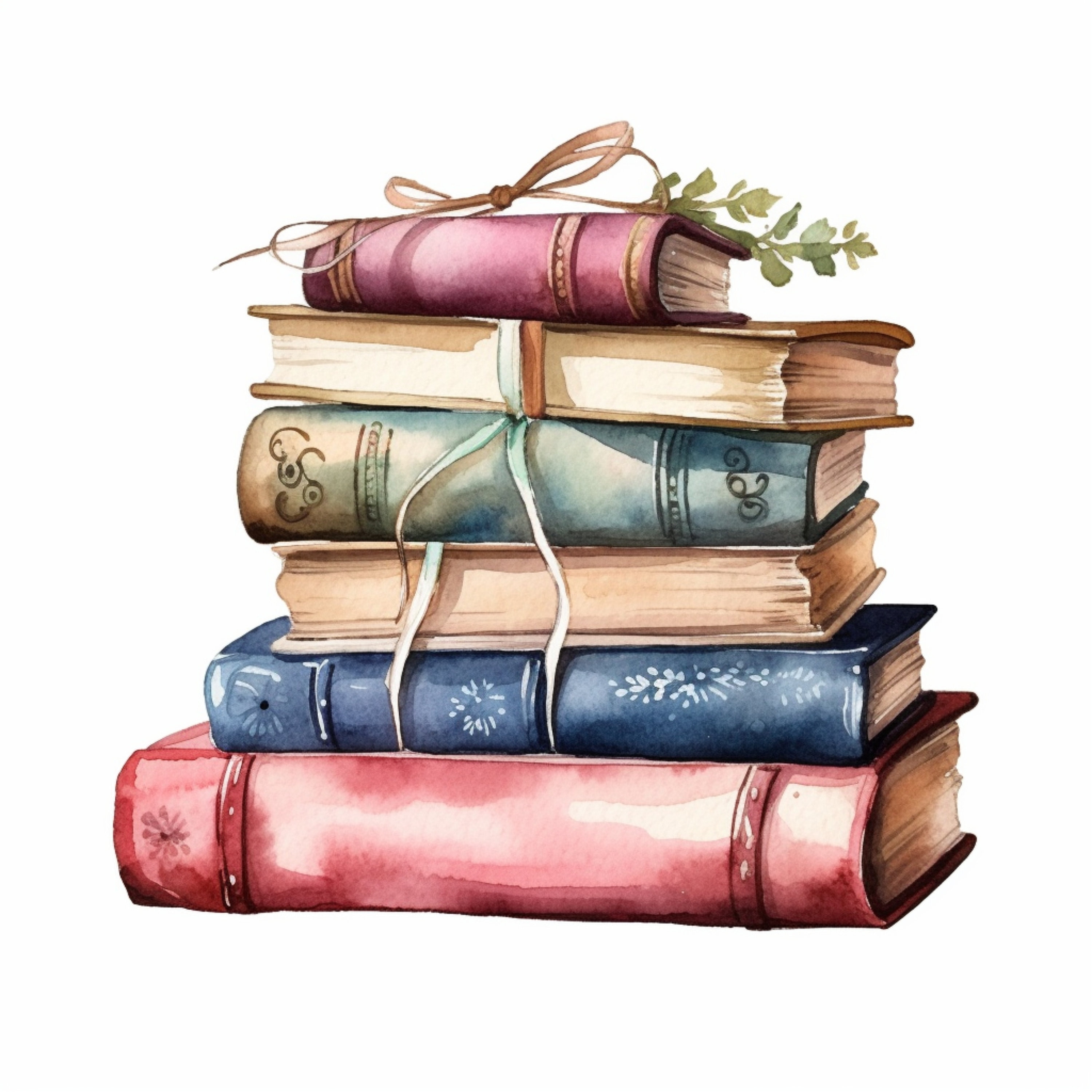 Stack of Books Clipart 10 High Quality Jpgs Card Making Books Clipart ...