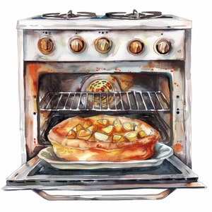 Oven Clipart | 10 High Quality Jpgs | Instant Digital Download ...