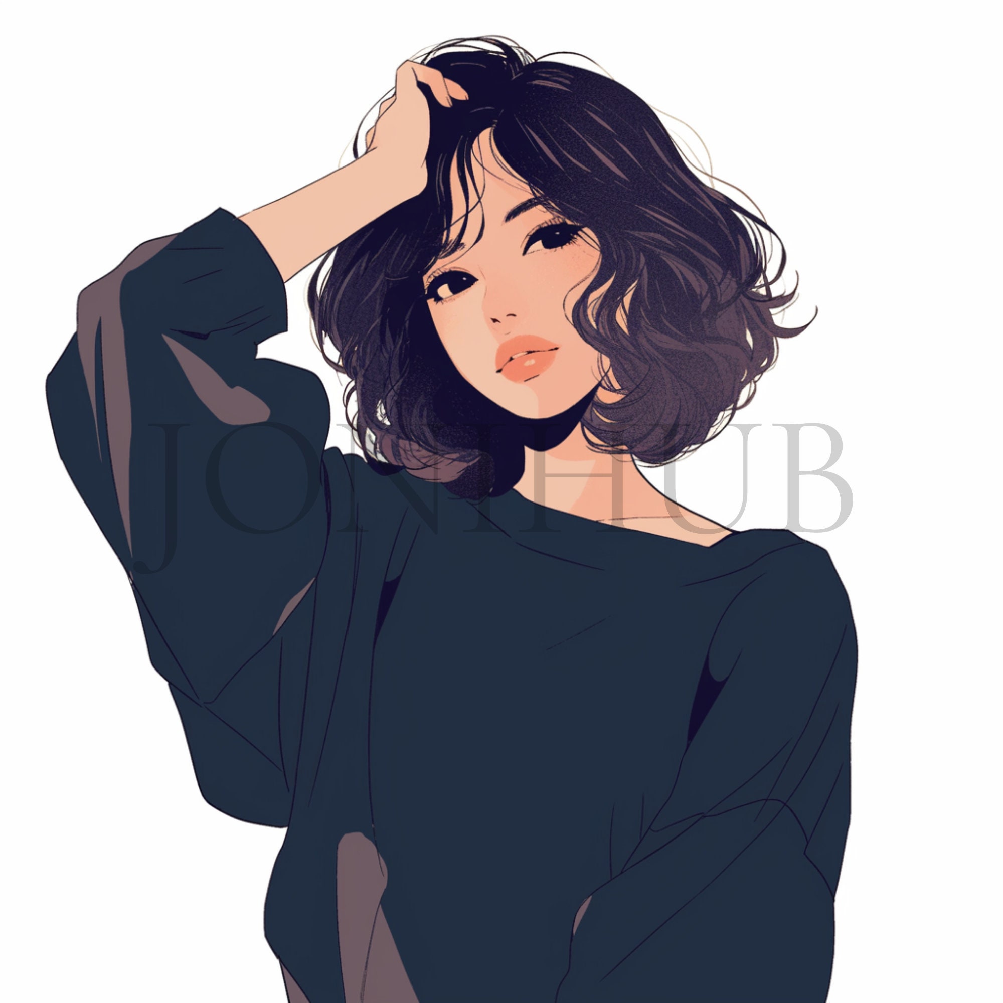 Lady Clipart 10 High Quality Jpg's Digital Download Fashionable Women ...