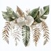 Boho Leaves Decor Clipart | 10 High Quality Jpgs | Instant Digital ...