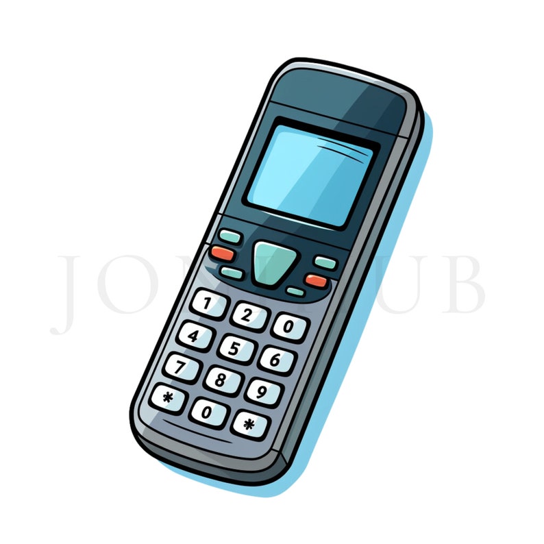 Cell Phone Clipart | 10 High Quality Png's | Digital Download | Cell ...