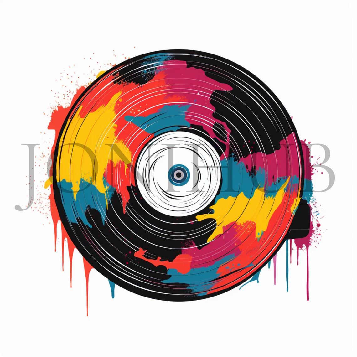 Vinyl Record Clipart | 10 High Quality Jpg's | Digital Download | Music ...