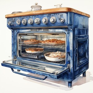 Oven Clipart | 10 High Quality Jpgs | Instant Digital Download | Oven ...