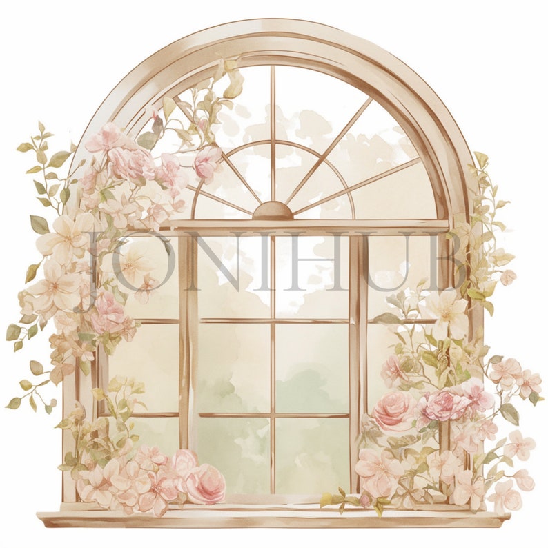 Victorian Windows Clipart | 10 High Quality Jpg's | Digital Download ...
