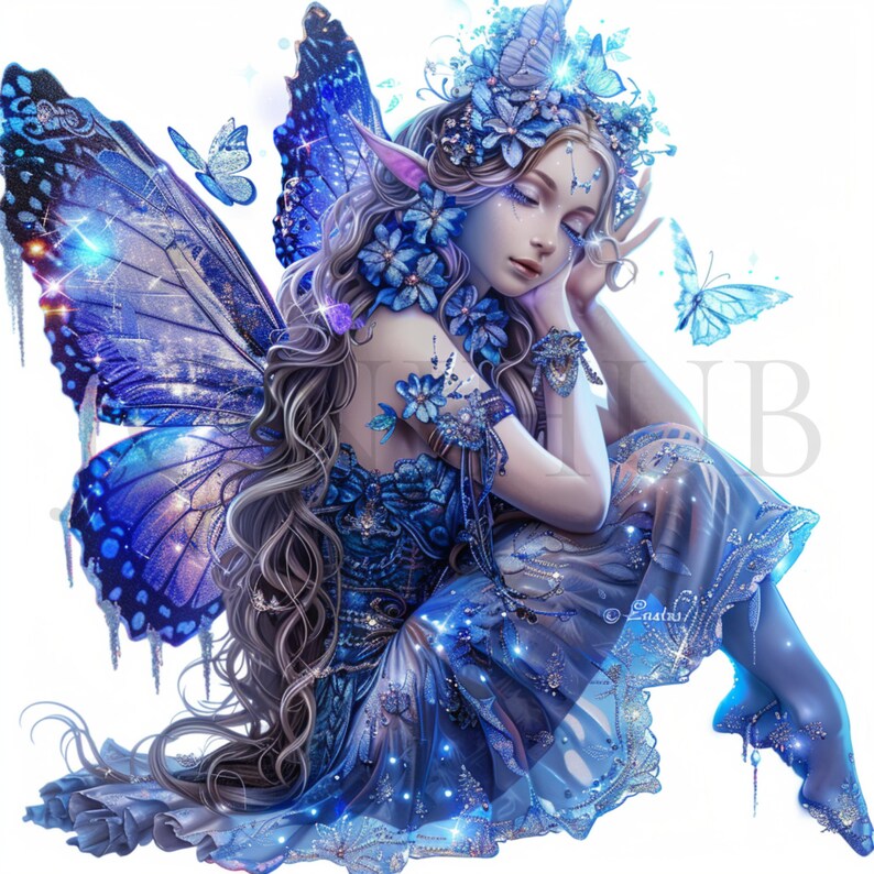 Celestial Fairy Clipart 10 High Quality Jpgs Digital Download Fairy Art ...