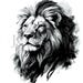 Lion Greyscale Clipart | 10 High Quality Jpg's | Digital Download ...