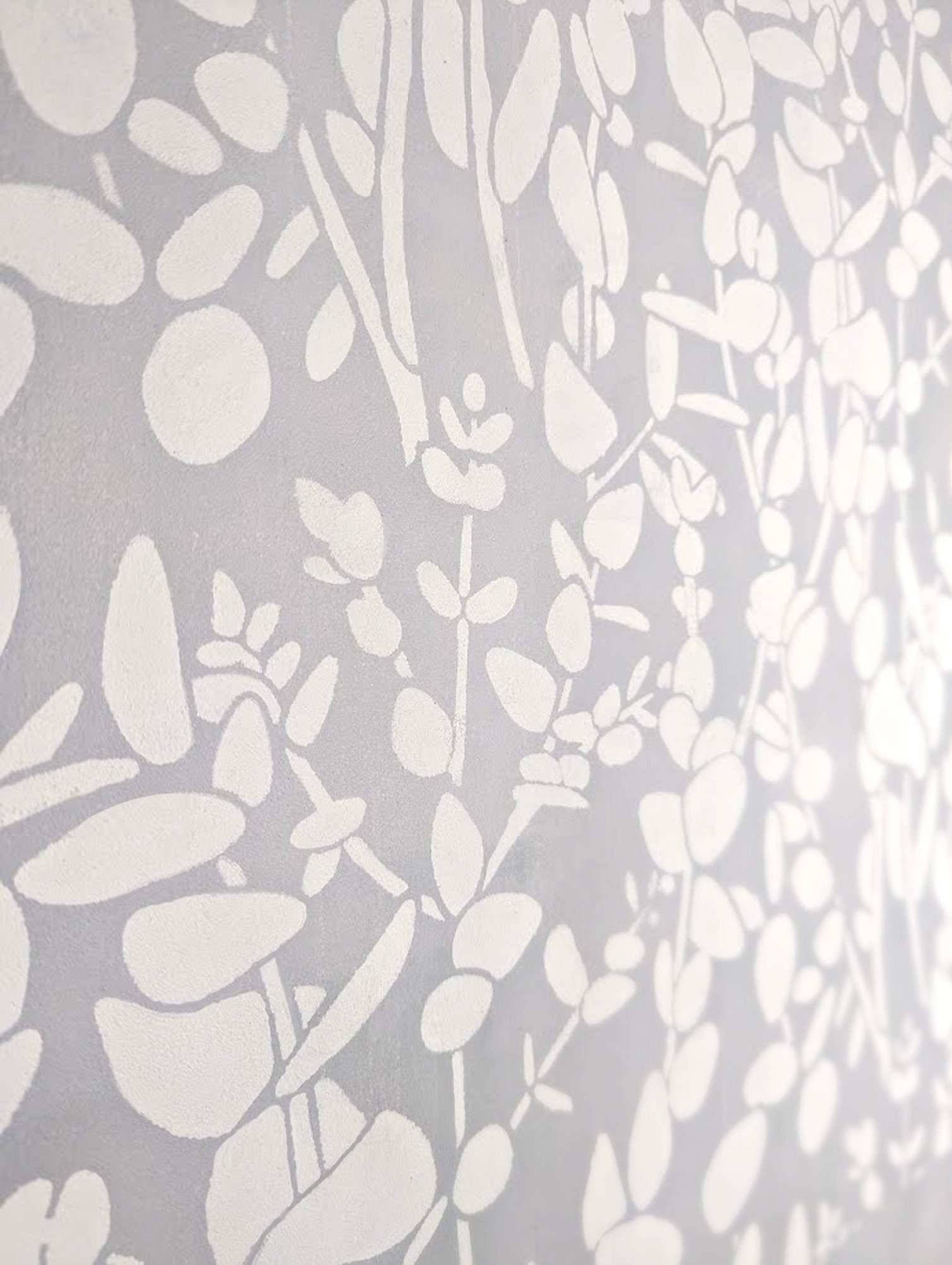 Eucalyptus Dream Large Wall Stencil, Bohemian Traditional Eclectic ...