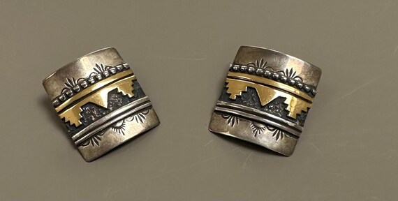 Thomas Singer Navajo Clip Earrings - Gem