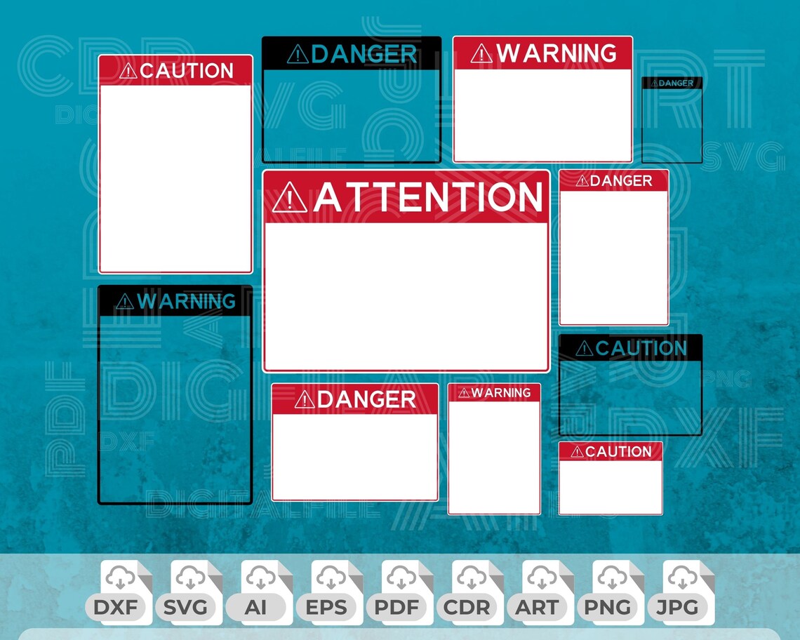 Attention Sign Svg, Danger Svg, Blank Warning Png, Caution Svg ...