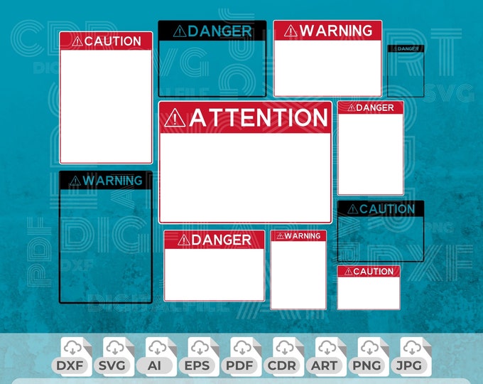 Keep Out SVG, Digital Download, Svg, Jpeg, Png, Dxf, Eps, Ai, PDF ...
