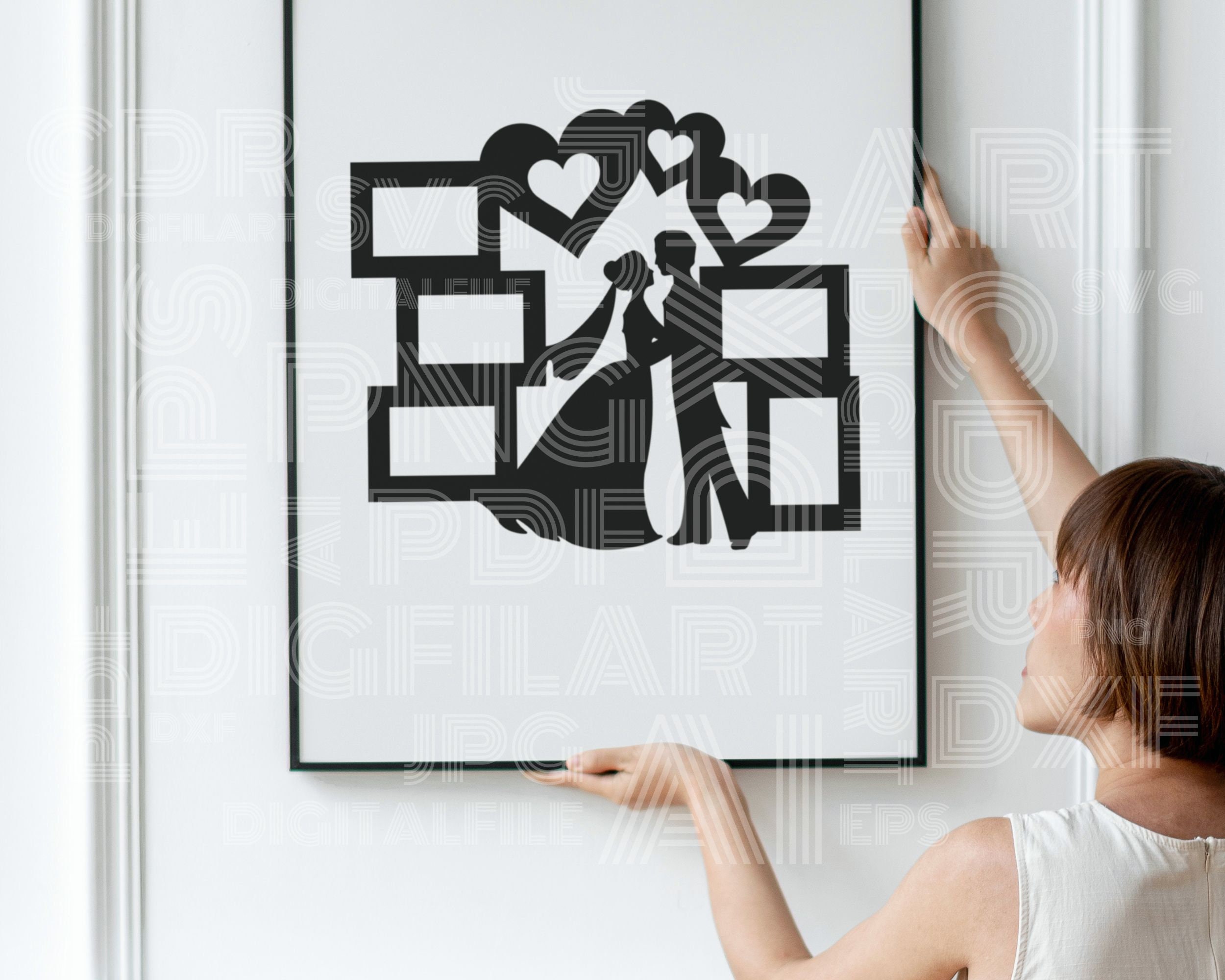 Family Tree Svg, Love Frame Png, Wedding Photo Frame, Baby Photo Frame ...
