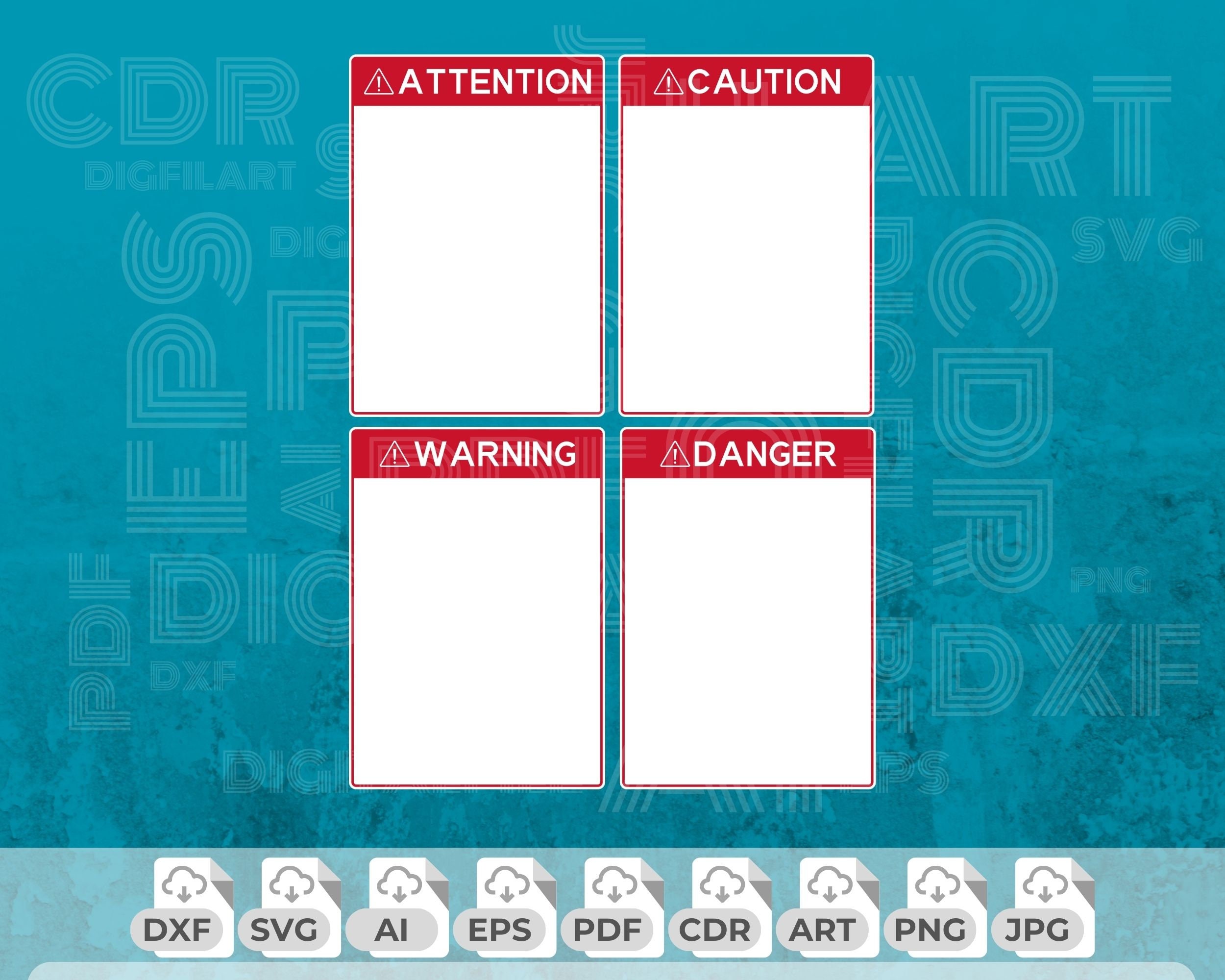 Attention Sign Svg, Danger Svg, Blank Warning Png, Caution Svg ...