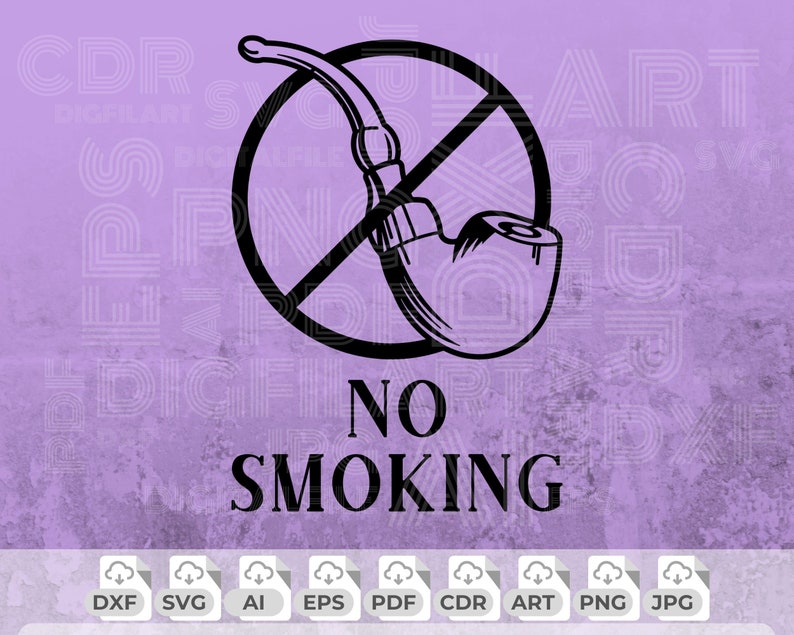 No Smoke Sign, No Smoking Svg, No Vaping Png, Airbnb Signs, Warning ...