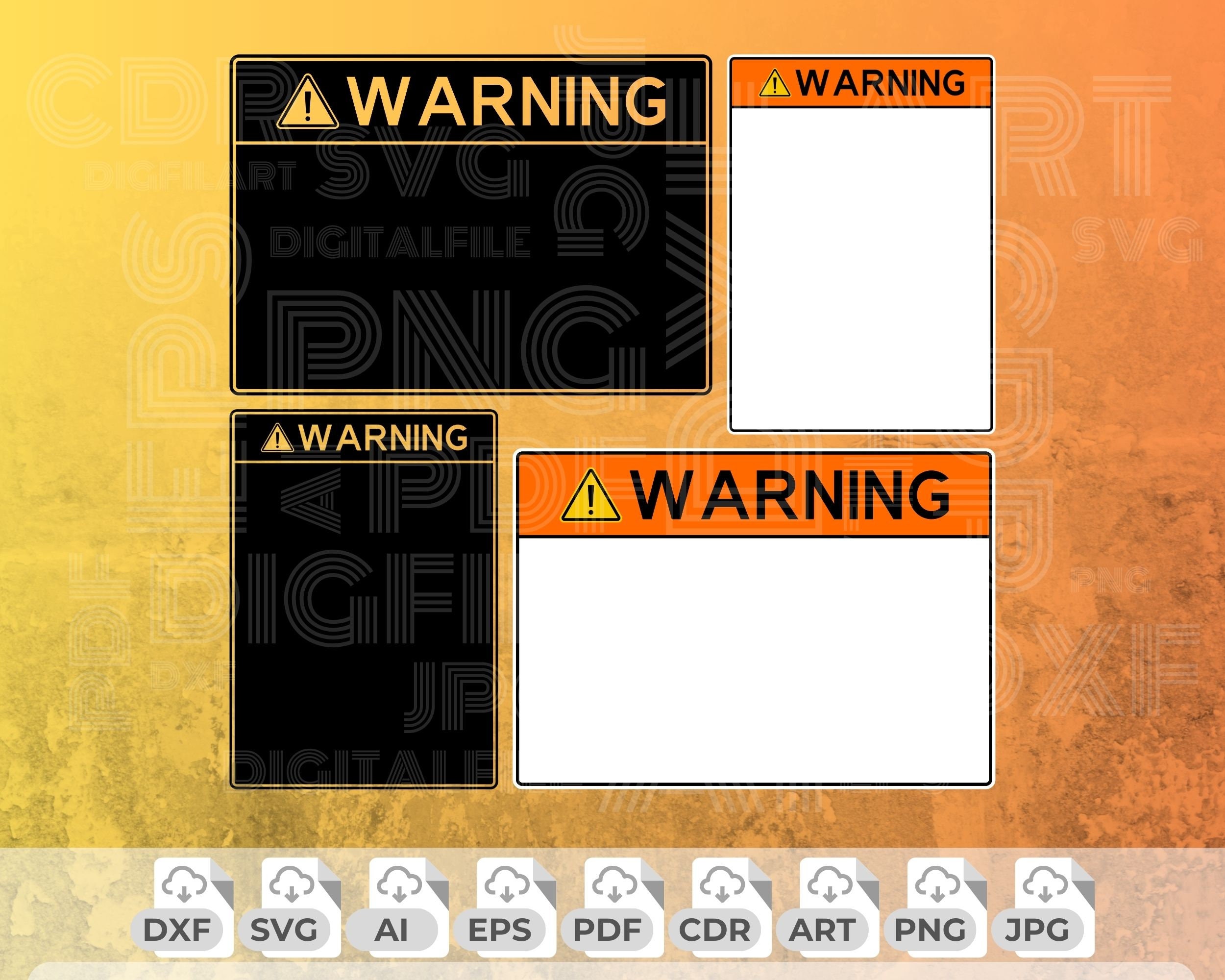 Caution Sign Svg, Blank Danger Svg, Warning Png, Attention Svg ...
